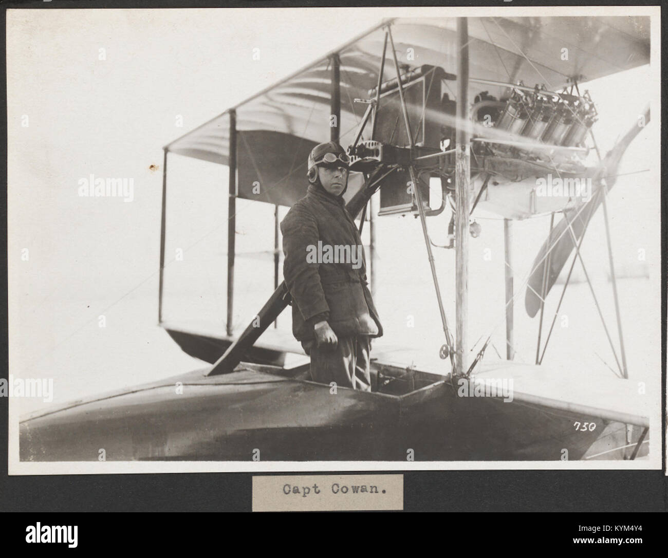 A historical photograph of Captain Arthur S. Cowan, a pioneering ...