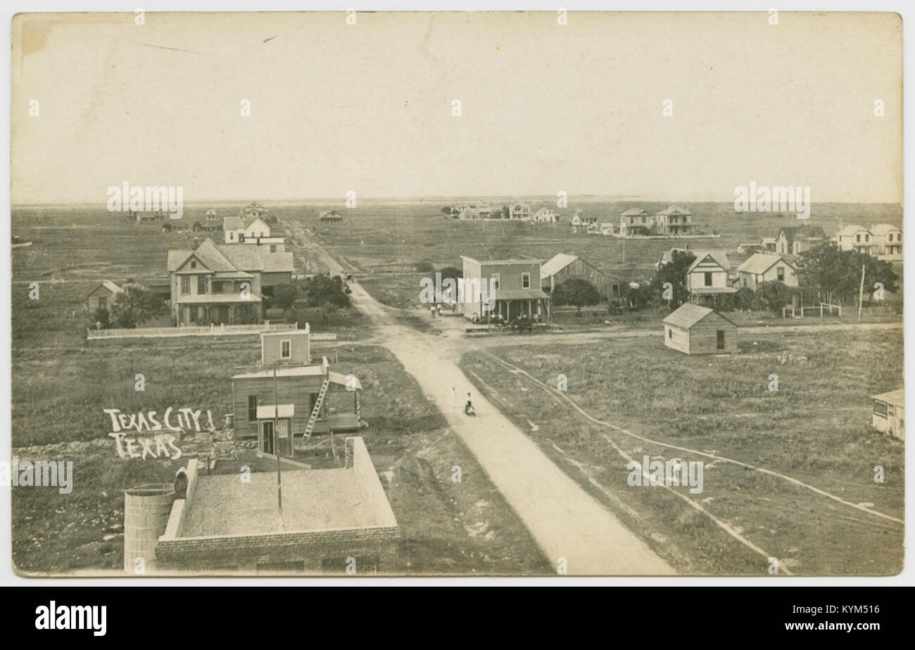 Photograph of Texas City, Texas, showing its townscape and dwellings ...
