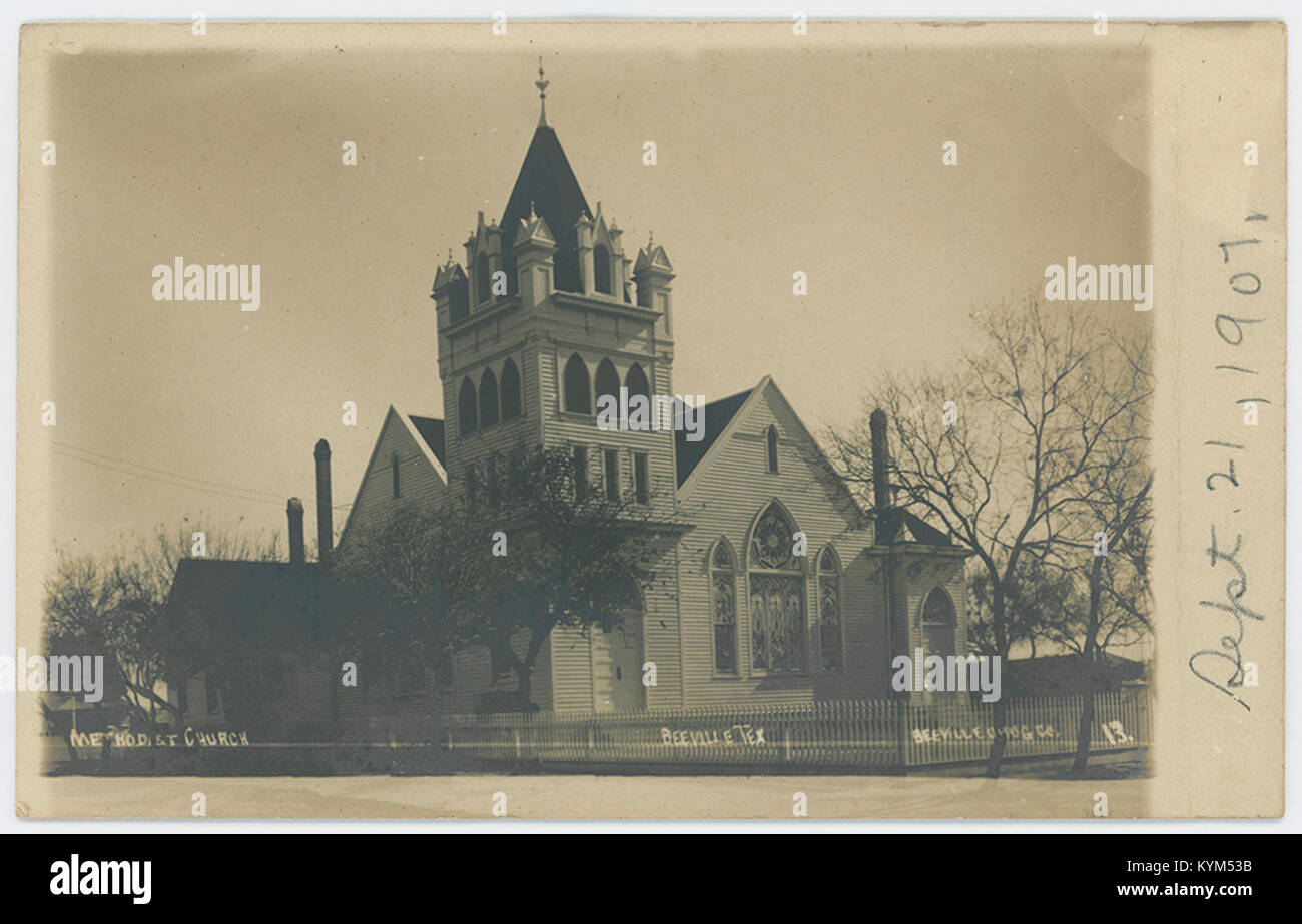 A historical photograph of a Methodist Church building, showcasing its ...
