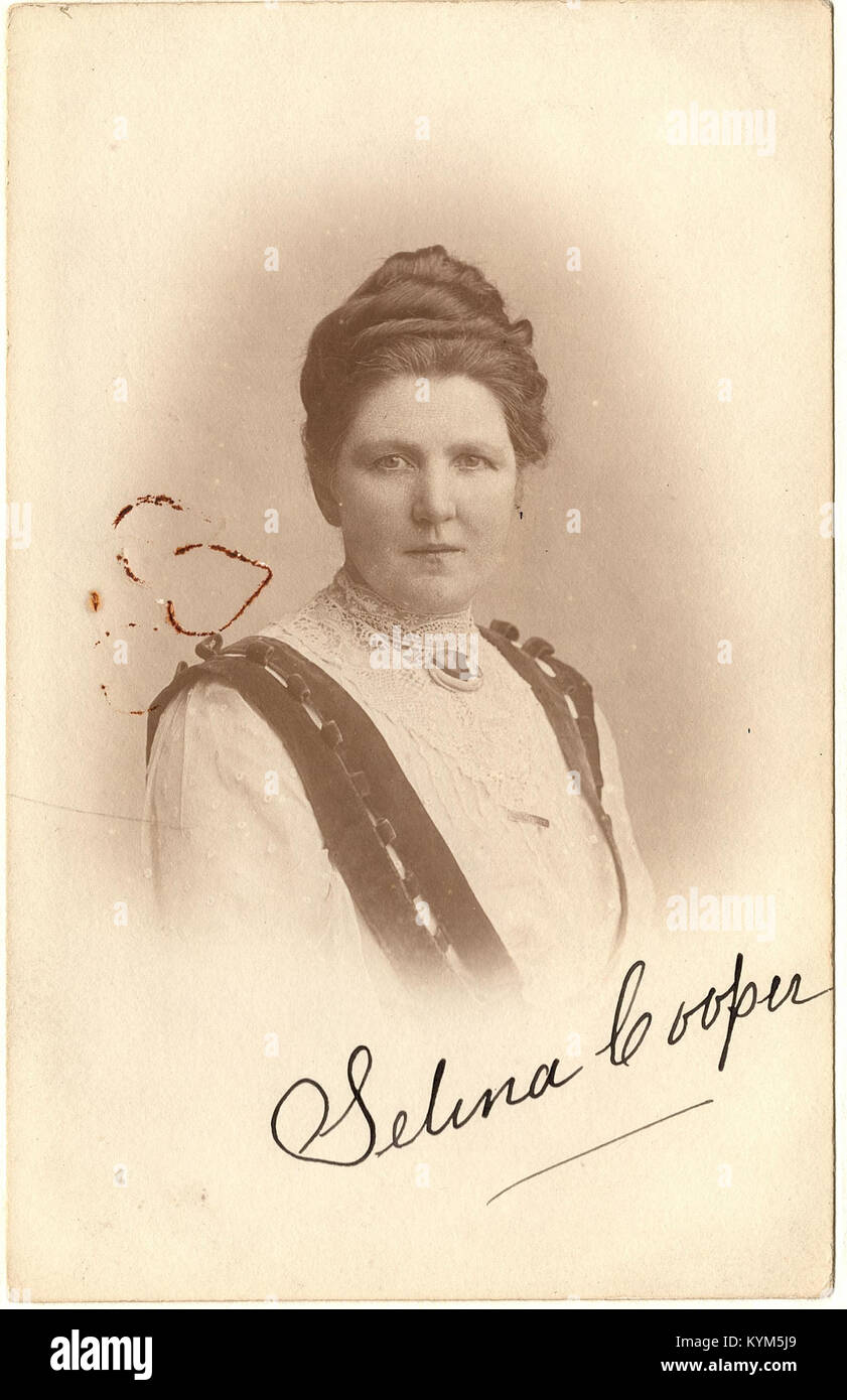 Photograph of Selina Cooper, a pioneering British suffragist and social ...