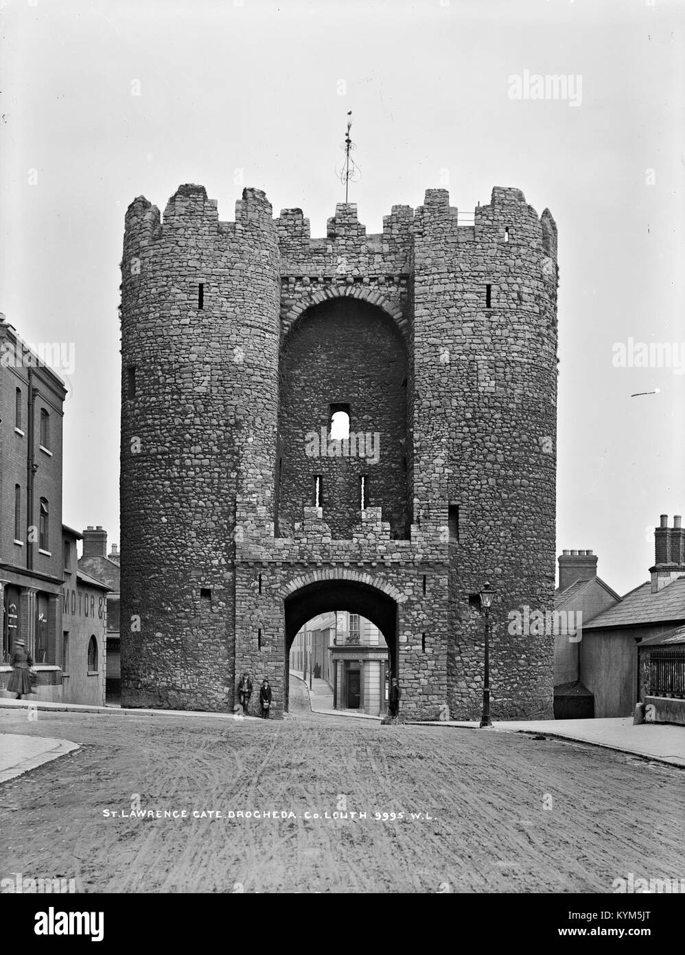 Photograph of Laurence's Gate, Drogheda, County Louth, showing the ...