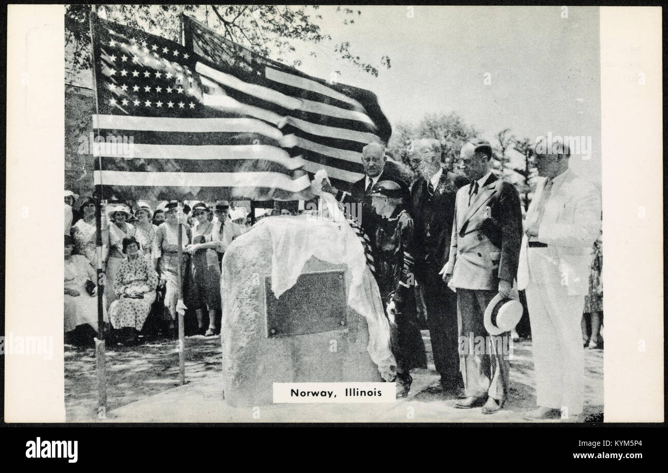 A historical photograph showing Cleng Peerson, an important figure ...