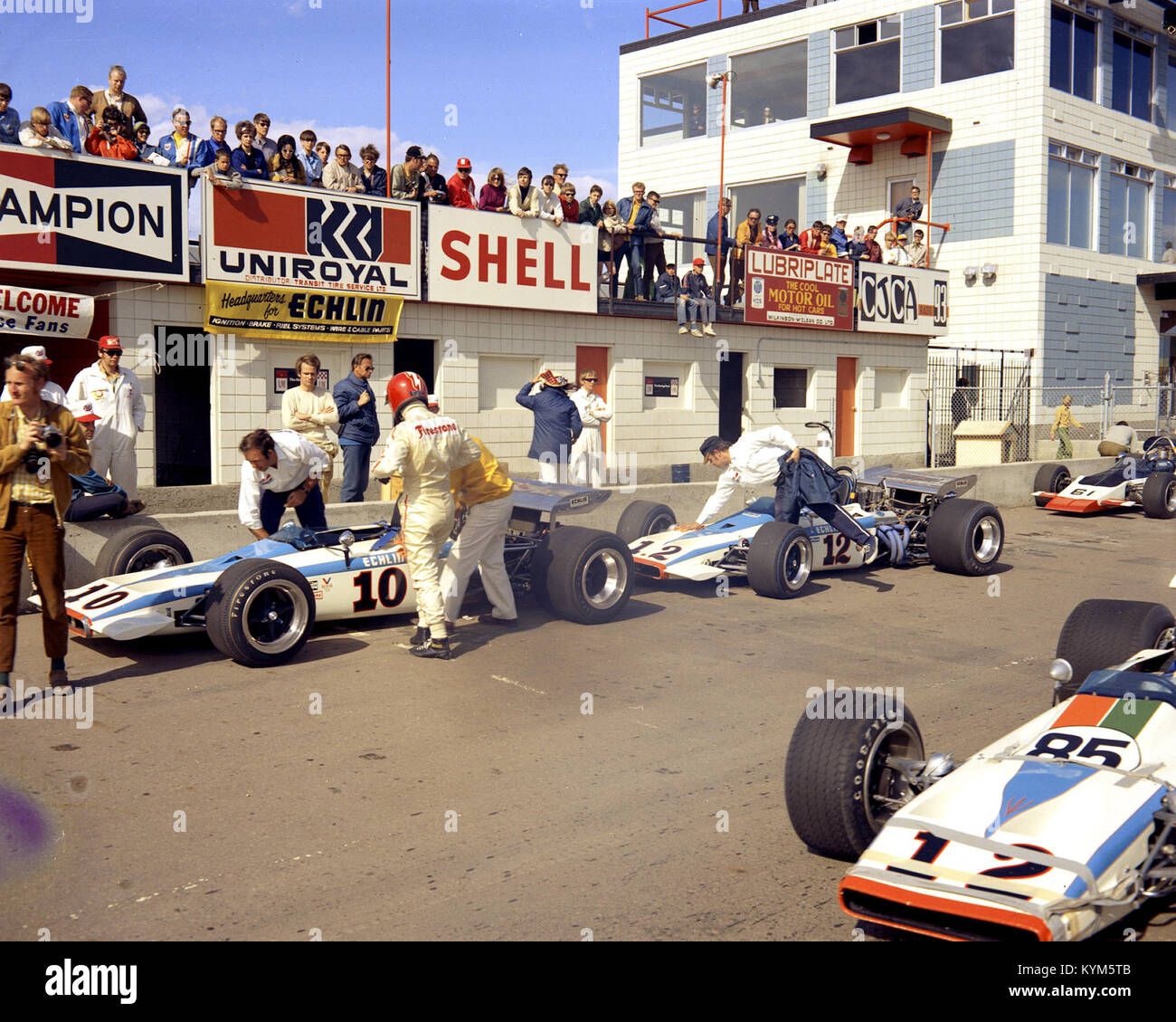 A Formula A race at the Edmonton International Speedway in Alberta ...