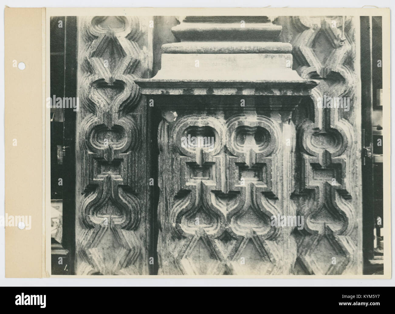 This carved stone panel is an example of ancient Mexican architecture ...