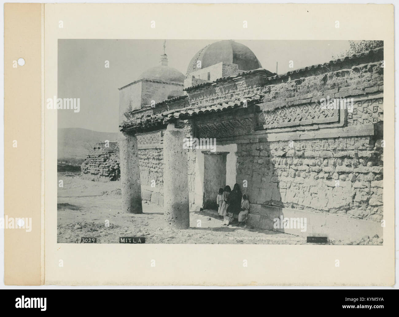 A photograph of Mitla, Mexico, showcasing the ancient architecture of ...