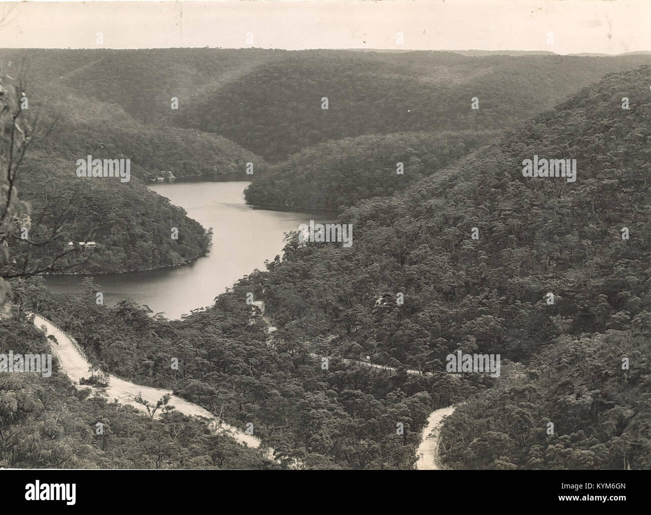 A view of Berowra Waters and the surrounding landscapes in Berowra, New ...