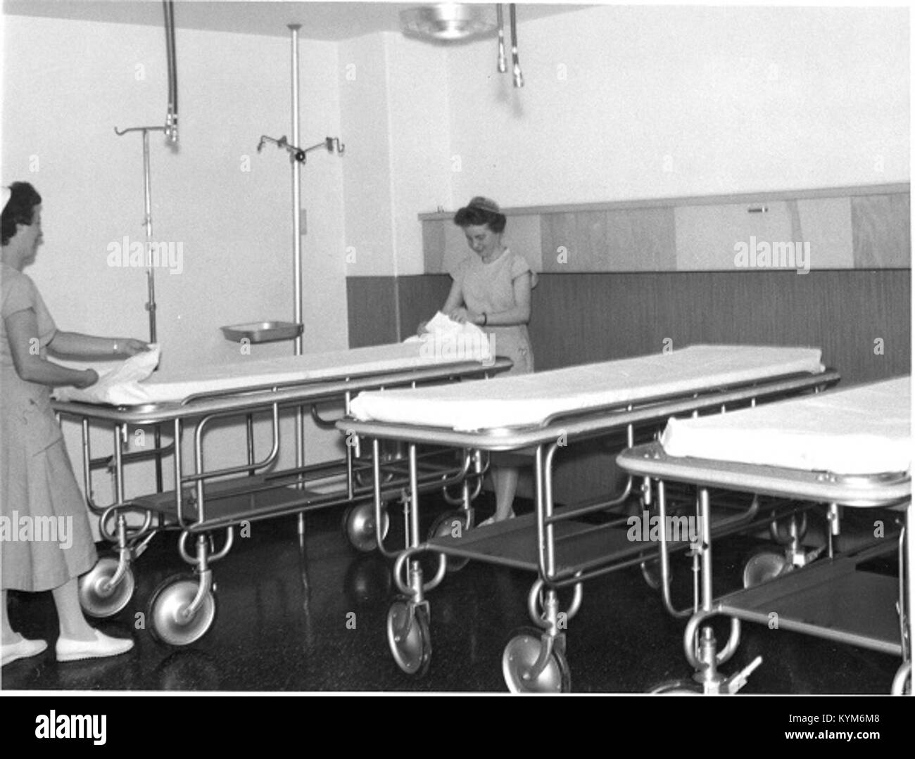 A photograph of recovery room carts at Parkview Hospital in Pueblo ...