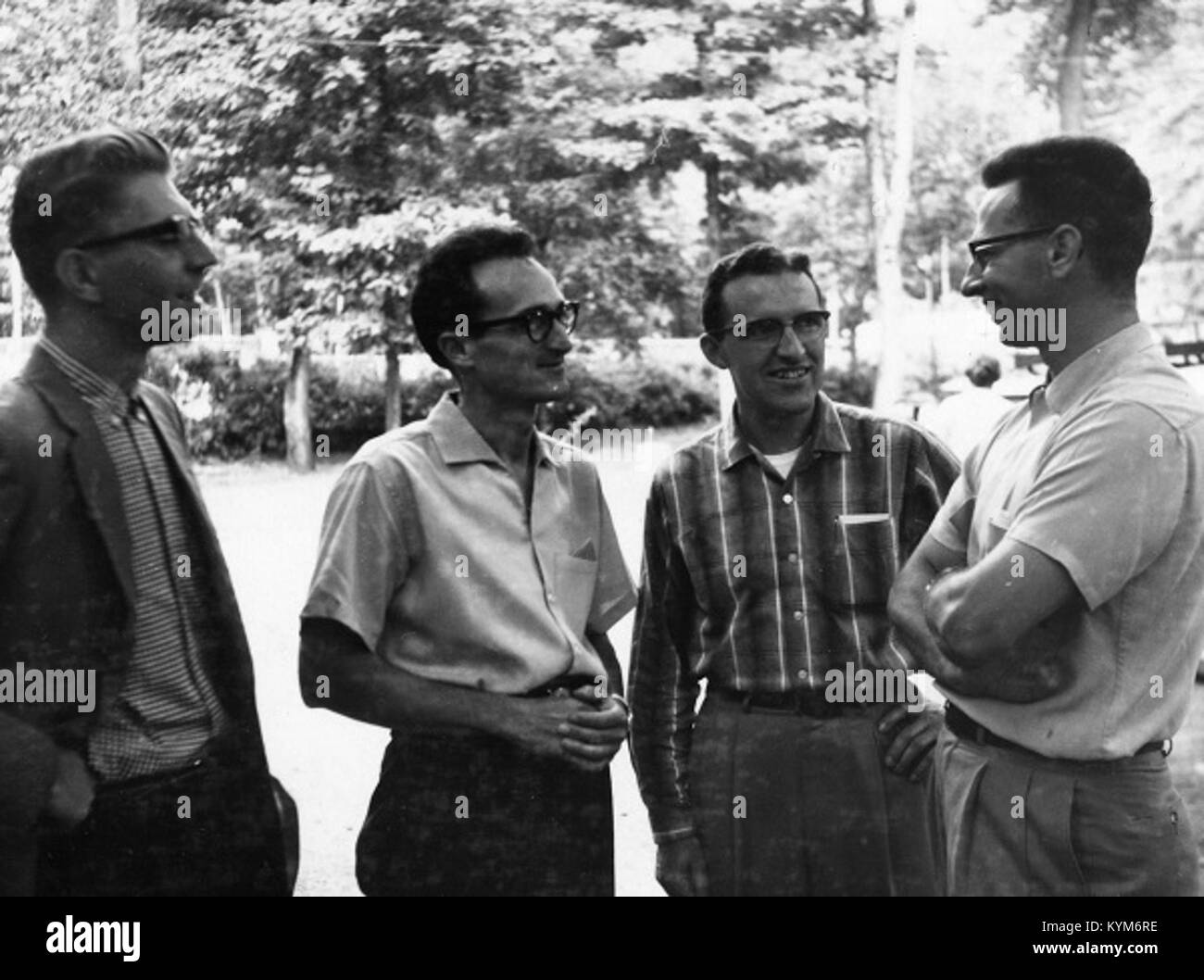 A historical photograph from 1963 featuring Charles Shenk, Eugene ...