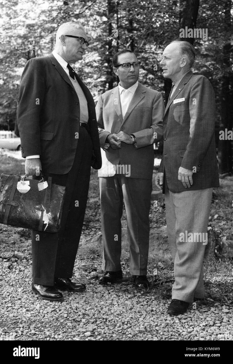 A 1962 photograph of Nelson Litwiller, Augustin Darino, and John ...