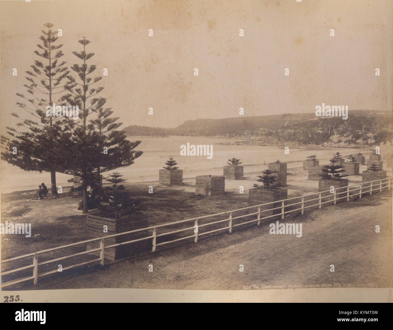 A landscape view looking south from 255 The Esplanade in Manly, showing ...