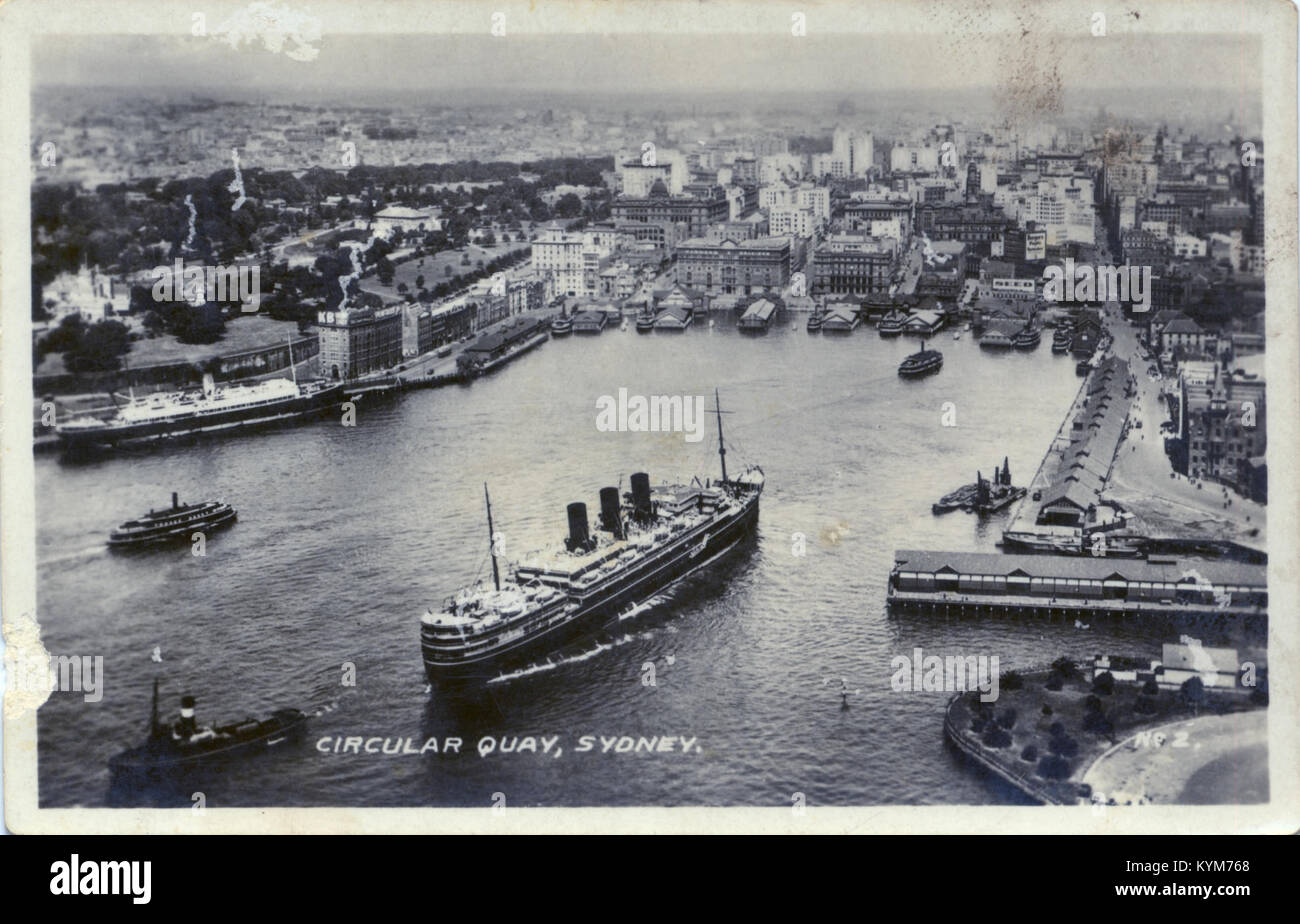 Photograph of Circular Quay, a major transport hub in Sydney, Australia ...