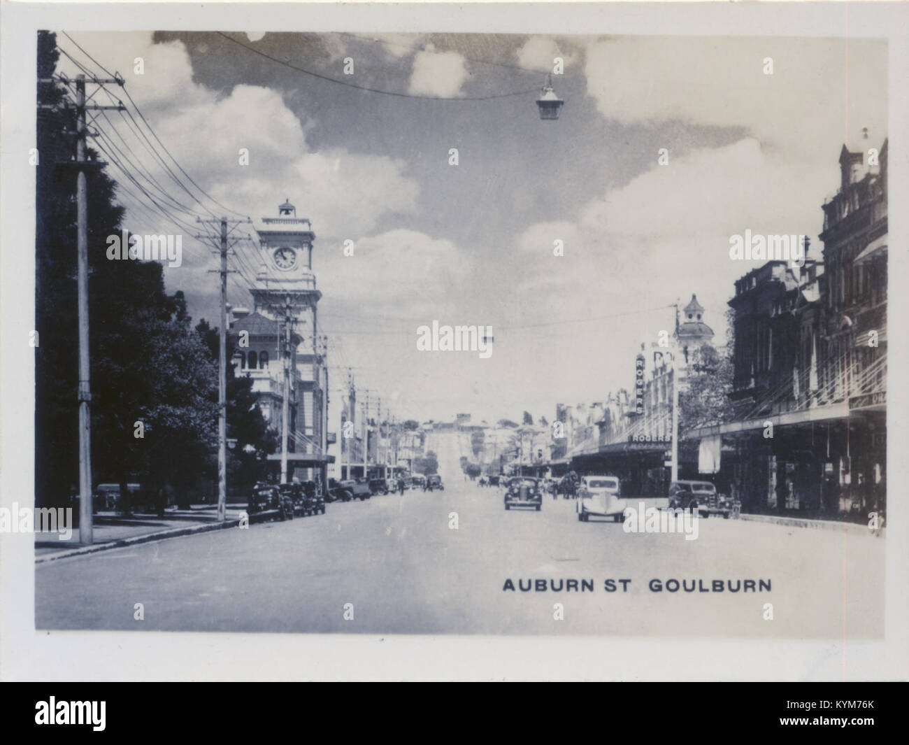 A historical photograph of 10 Auburn Street in Goulburn, taken around ...