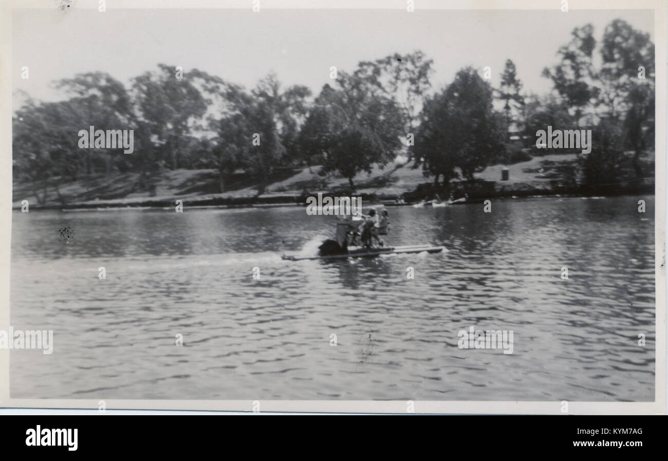 A 1948 photograph of the Torrens River in Adelaide, South Australia ...