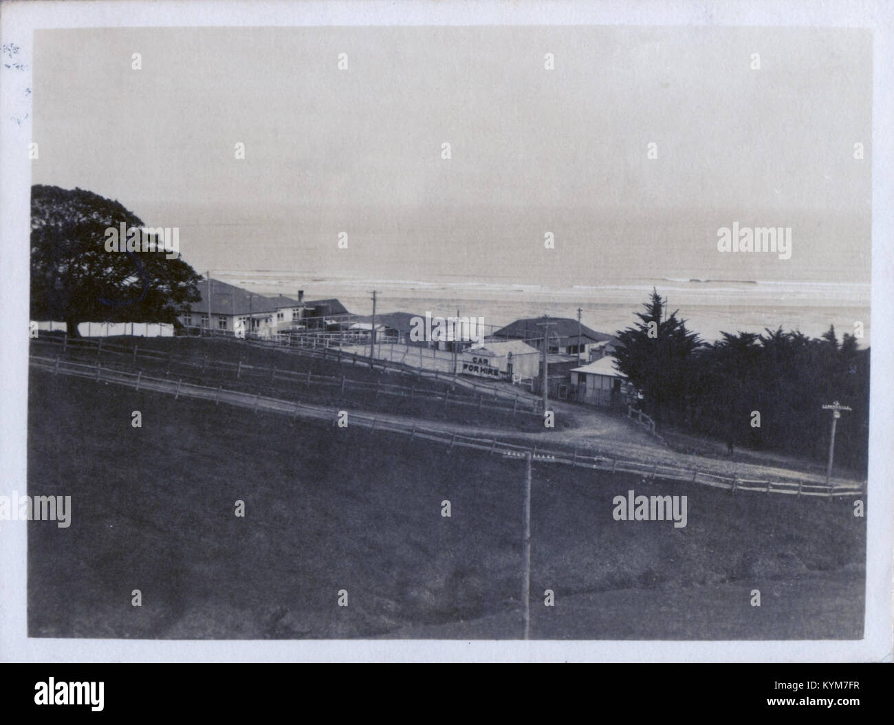 A scenic photograph of Seven Mile Beach, located near Holyhead in Wales ...