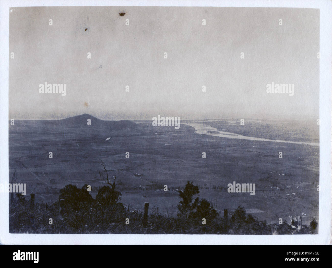 A photograph showing a scenic view from Mount Cambewarra, located in ...