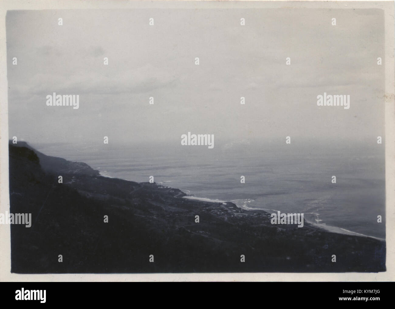 Photograph of the South Coast viewed from the top of the Bulli Pass ...