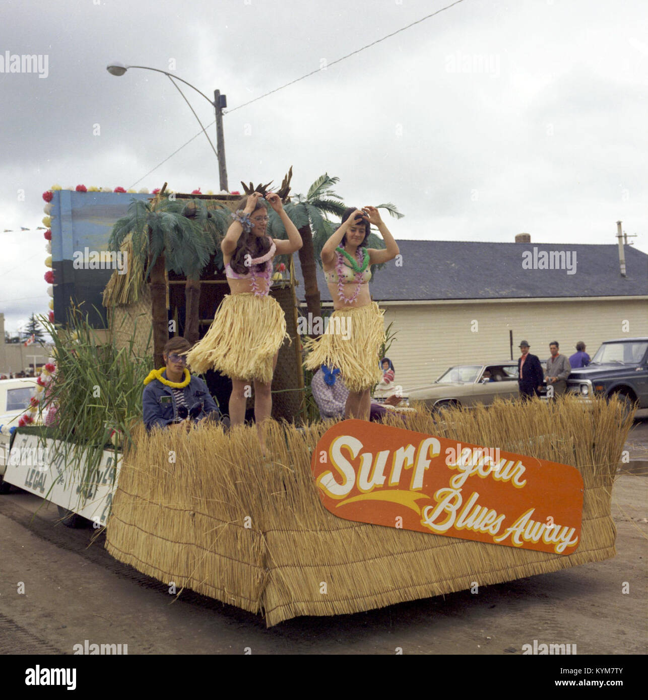 The Legal County Fair parade in Alberta, Canada, captured in a ...