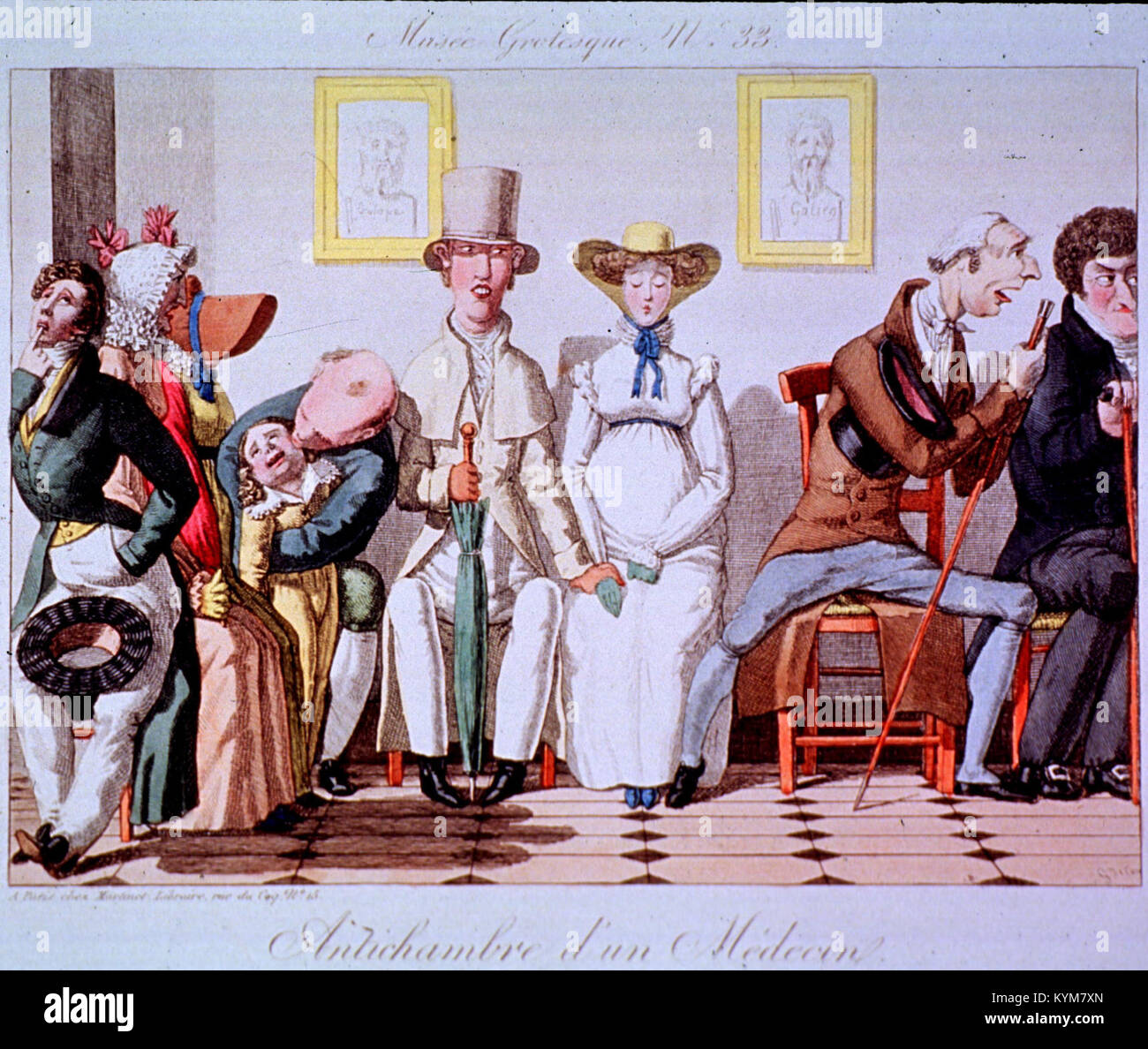 Photograph of the 'Antichambre d'un Médecin' (Doctor's Waiting Room ...