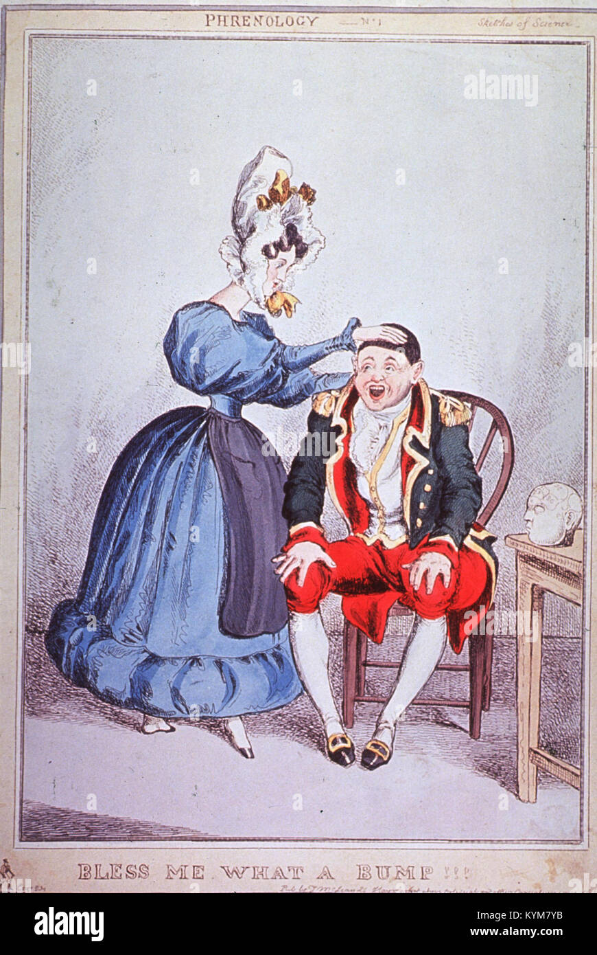 An image titled 'Bless Me What a Bump,' likely depicting a humorous or ...