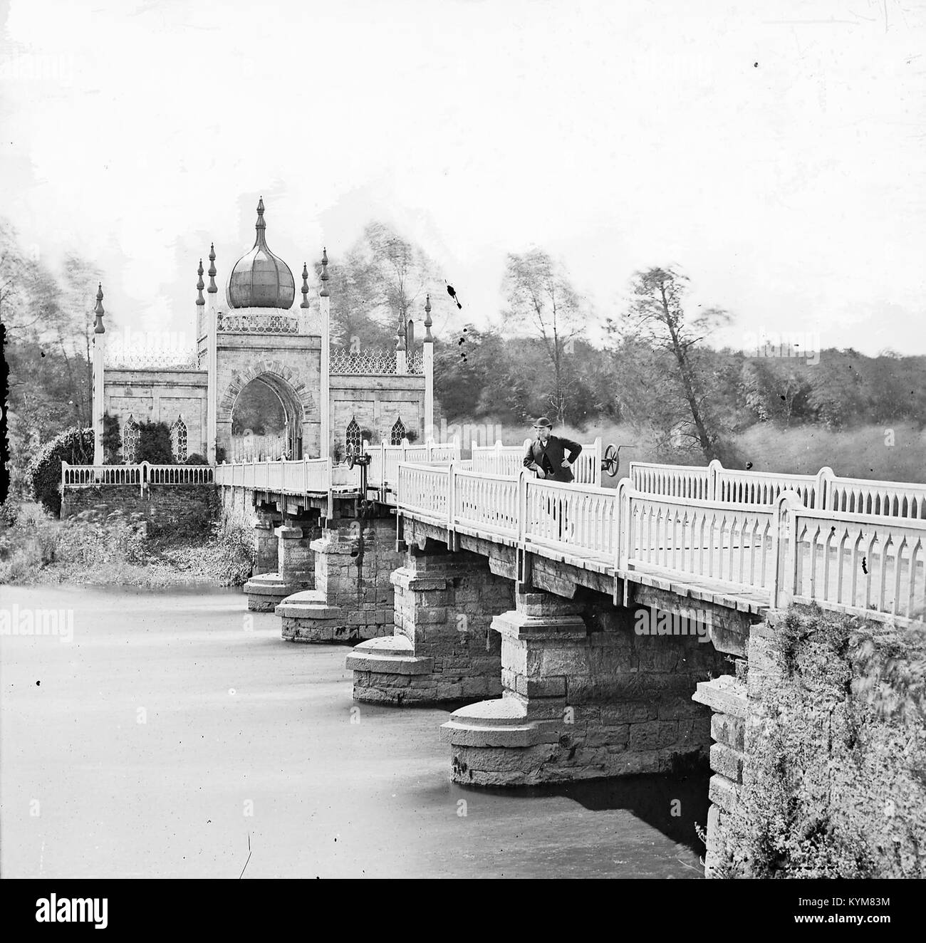 A stereographic image depicting the Hindo Gate, also known as the Hindu ...
