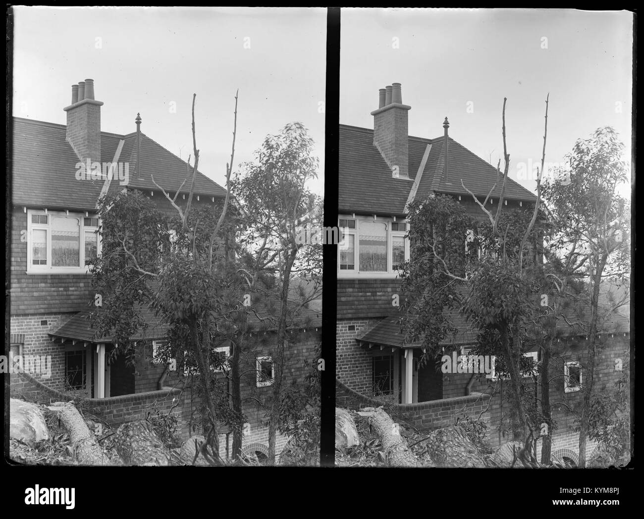 A historical illustration by William Joseph Macpherson, depicting views ...