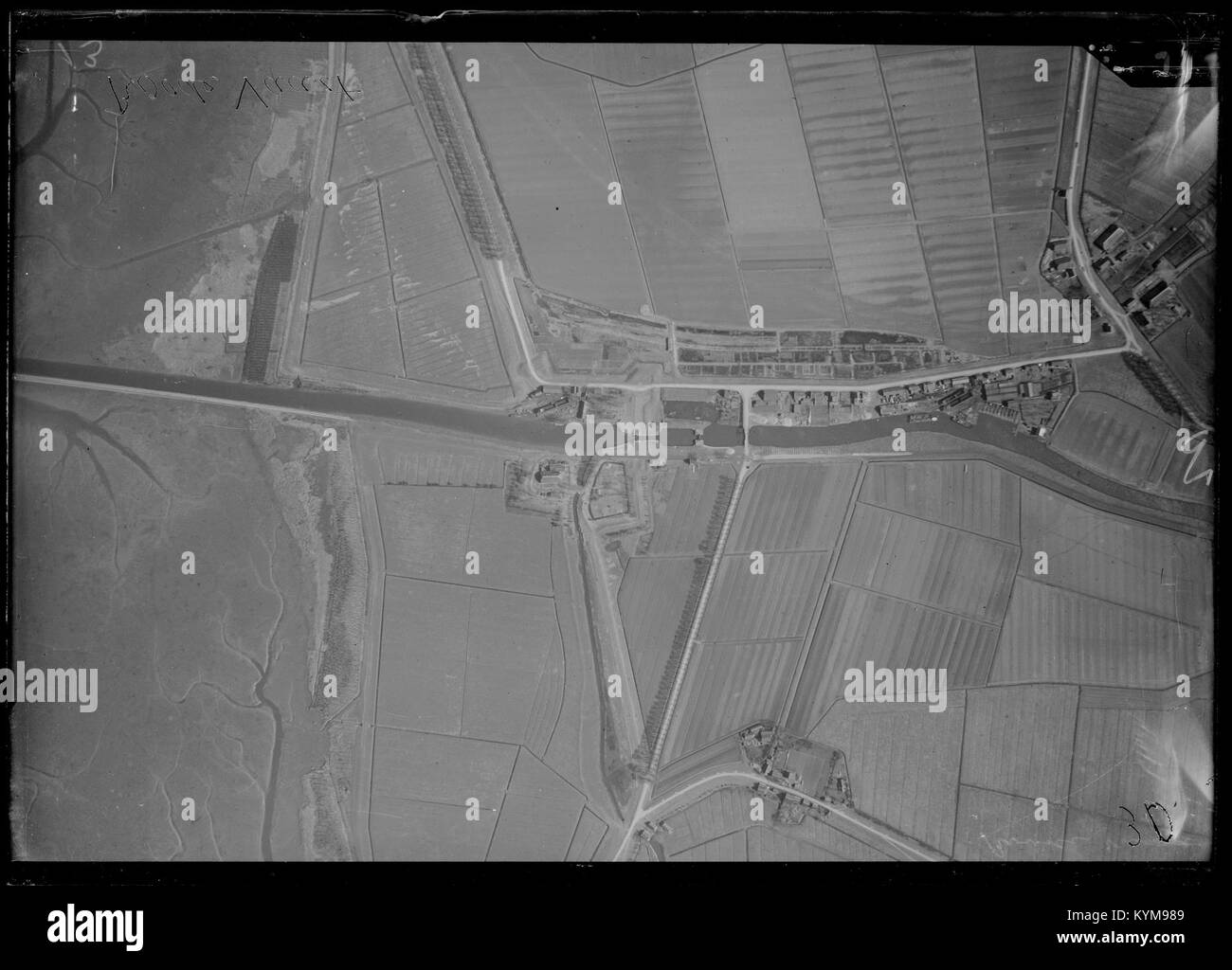 Aerial photograph of the Roode Vaart region, taken between 1920 and ...