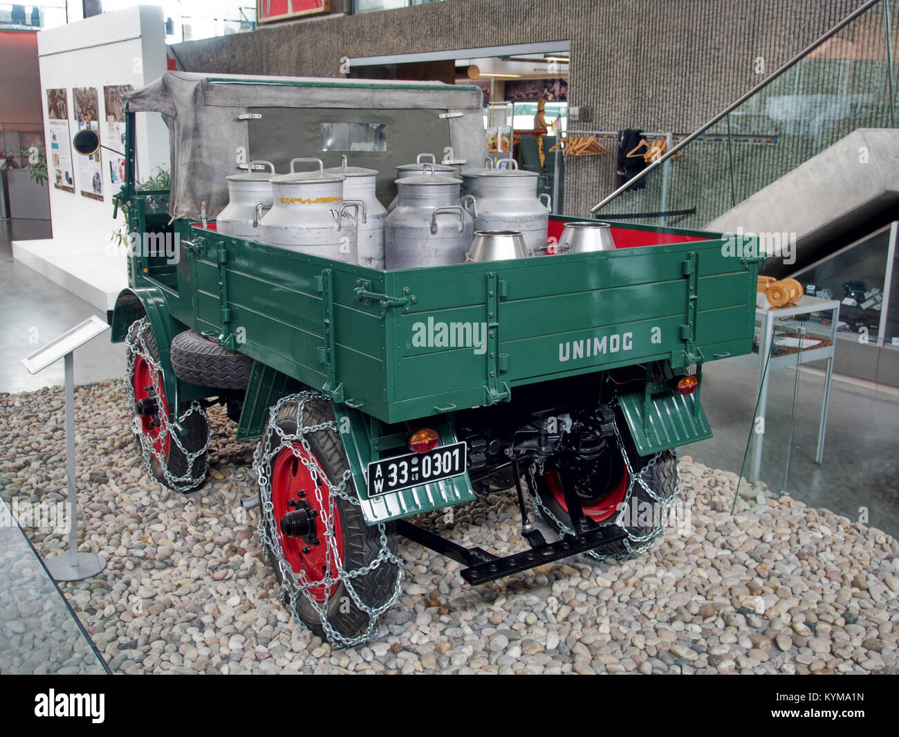 The Unimog U 6, one of six prototypes built between 1946 and 1948, used ...