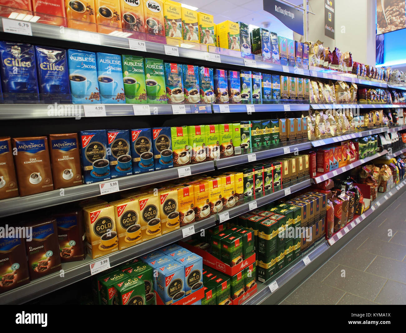 An image showcasing Edeka, a grocery store chain in Baden-Baden ...