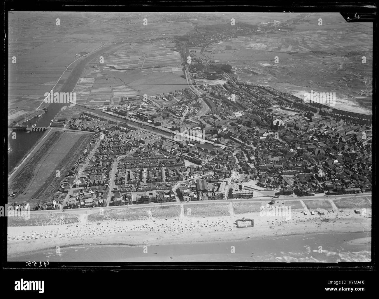 Image of Katwijk, Netherlands, showcasing the coastal town Stock Photo ...