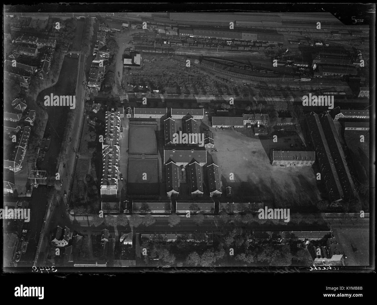 Aerial photograph of Utrecht, Netherlands, taken between 1920 and 1940 ...