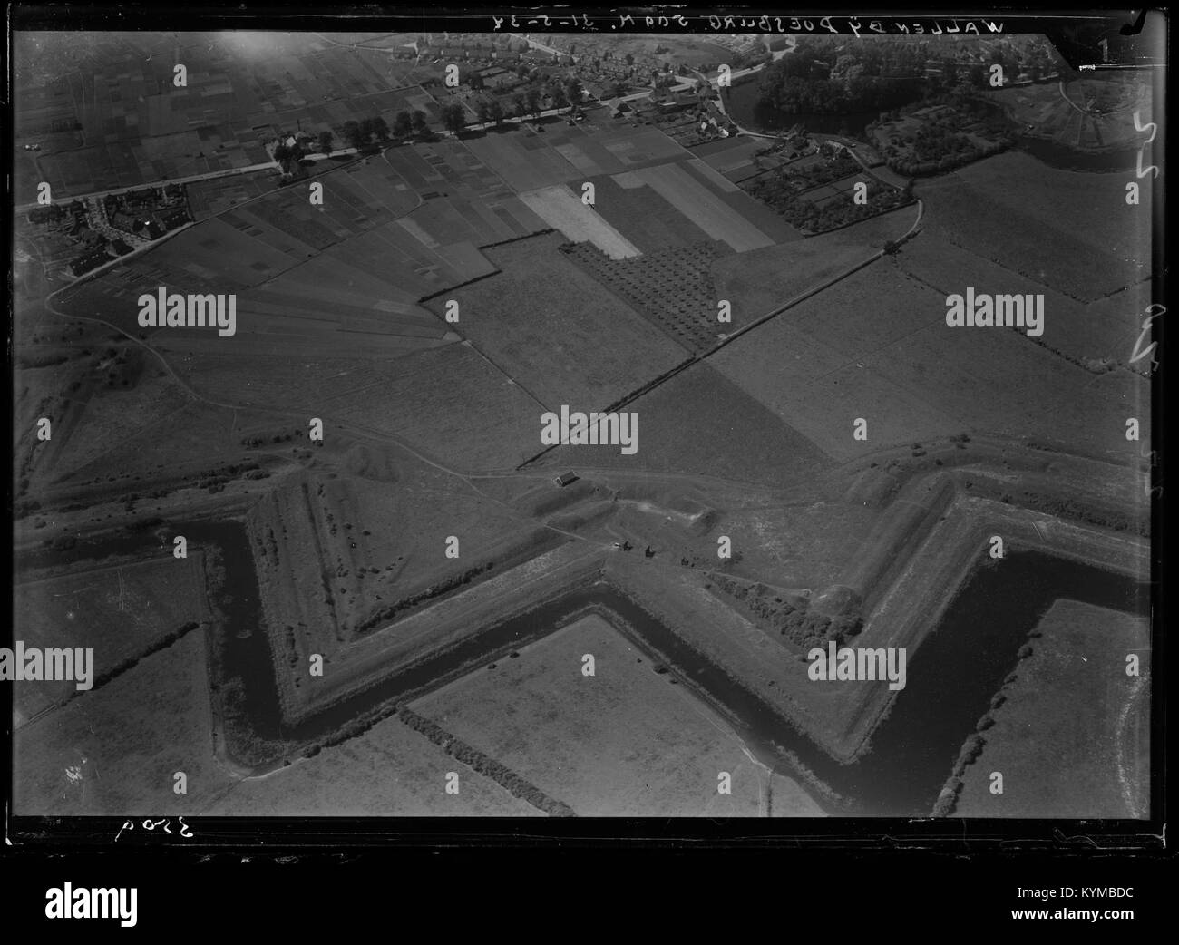 Aerial photograph taken between 1920 and 1940, showcasing the city of ...