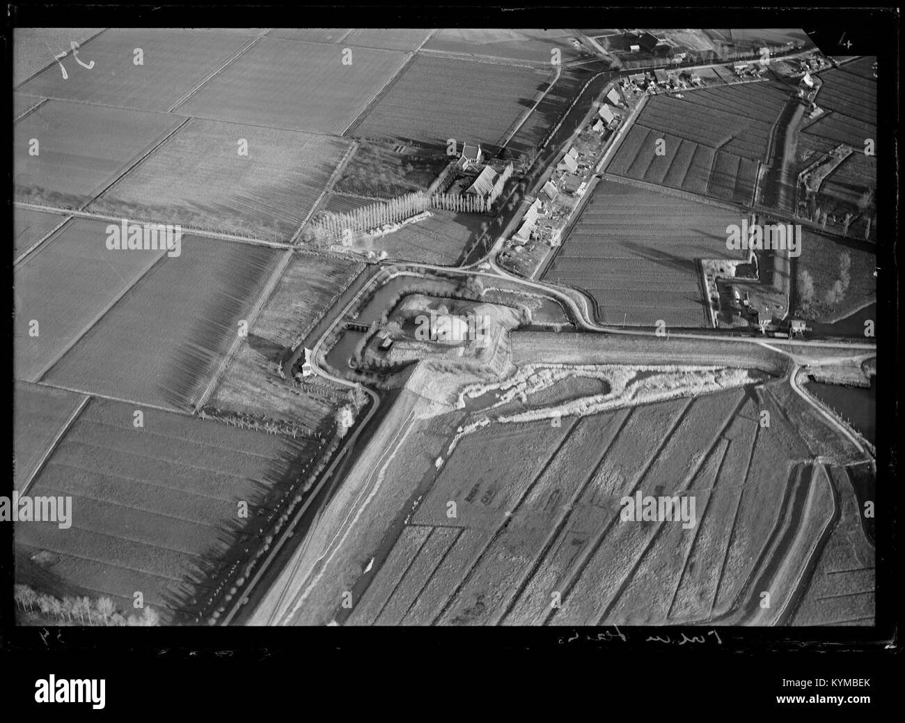 Photograph of Fort de Hel, a historical military fortification located ...