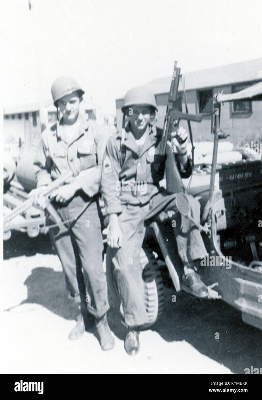 A historic photograph of the 9th Bomb Group during military operations ...