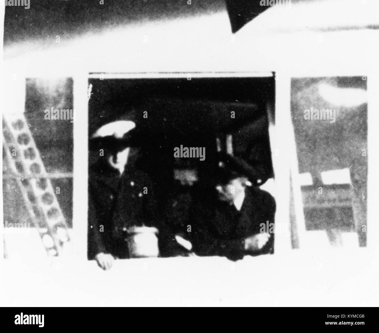 Photograph capturing historical moment Black and White Stock Photos ...