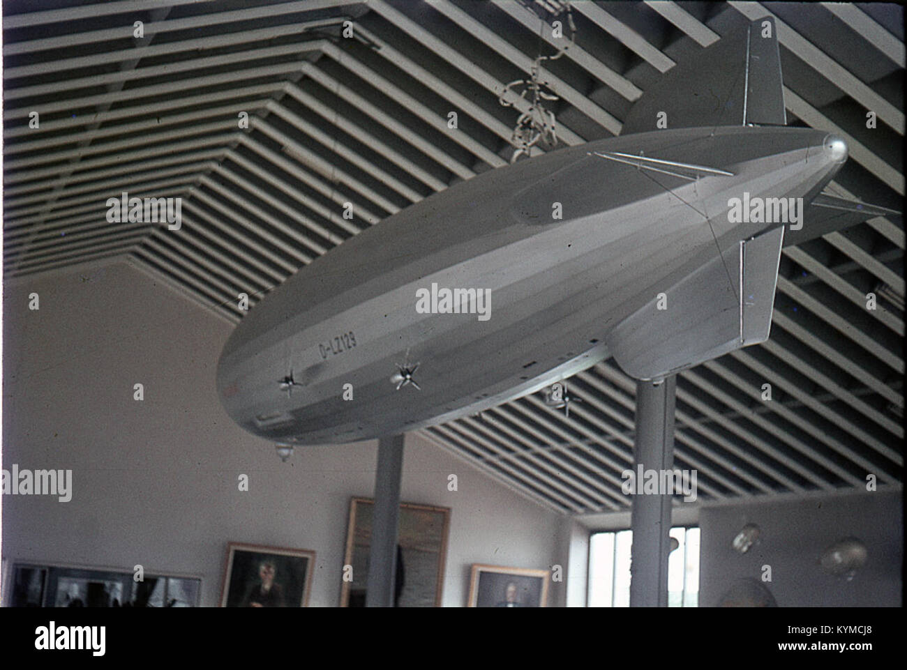 The illustration depicts the Hindenburg, the infamous LZ 129 airship ...