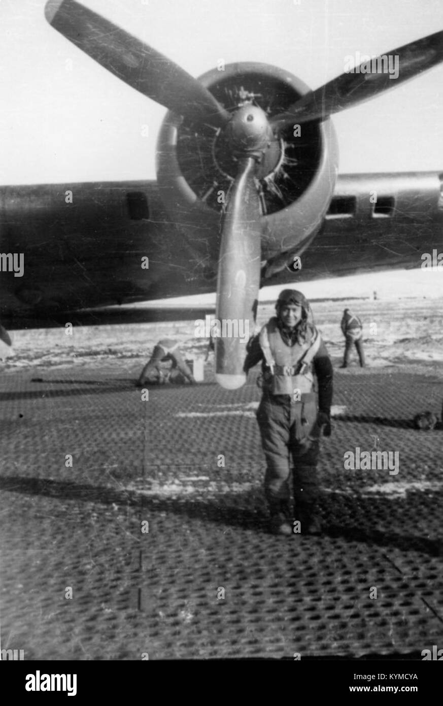 A photo of a contingent from the 483rd Bombardment Group during World ...