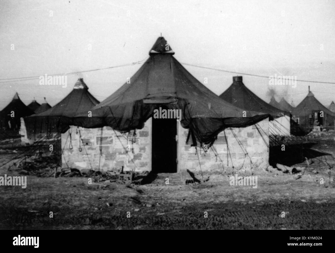 Photograph of the 483rd Bombardment Group during World War II, showing ...