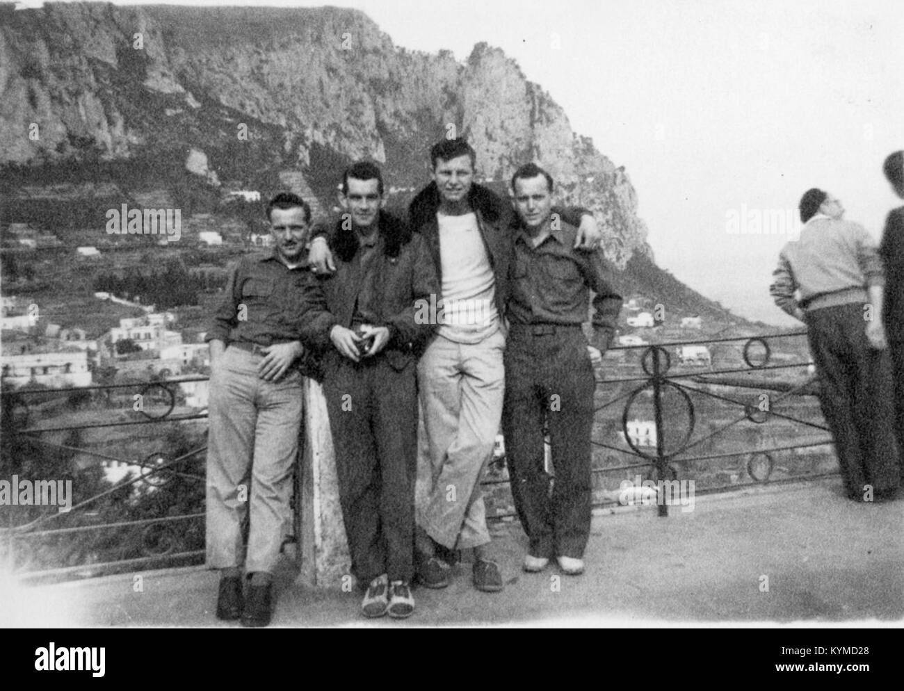 A photograph from the 483rd Bomb Group, showing military aircraft and ...