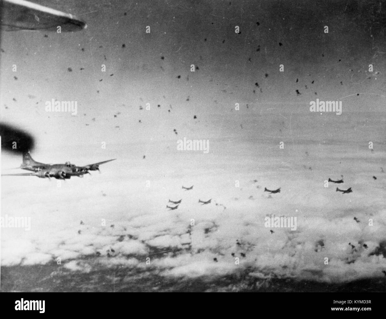 A photograph of the 483rd Bombardment Group, part of the United States ...