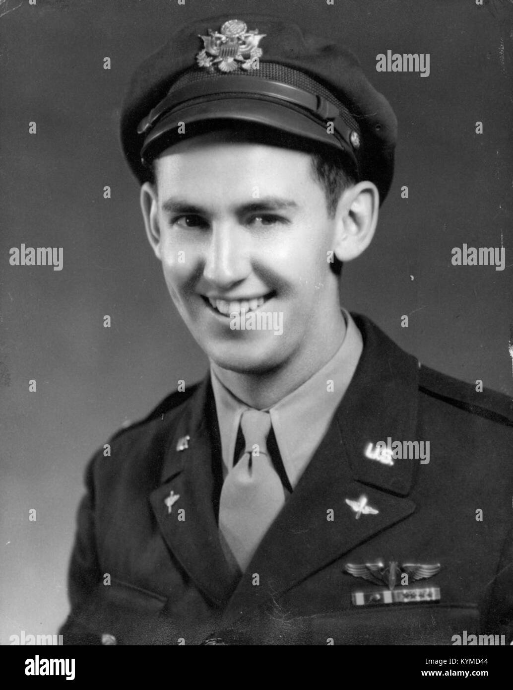 Photograph of a member of the 483rd Bomb Group, part of the U.S. Army ...