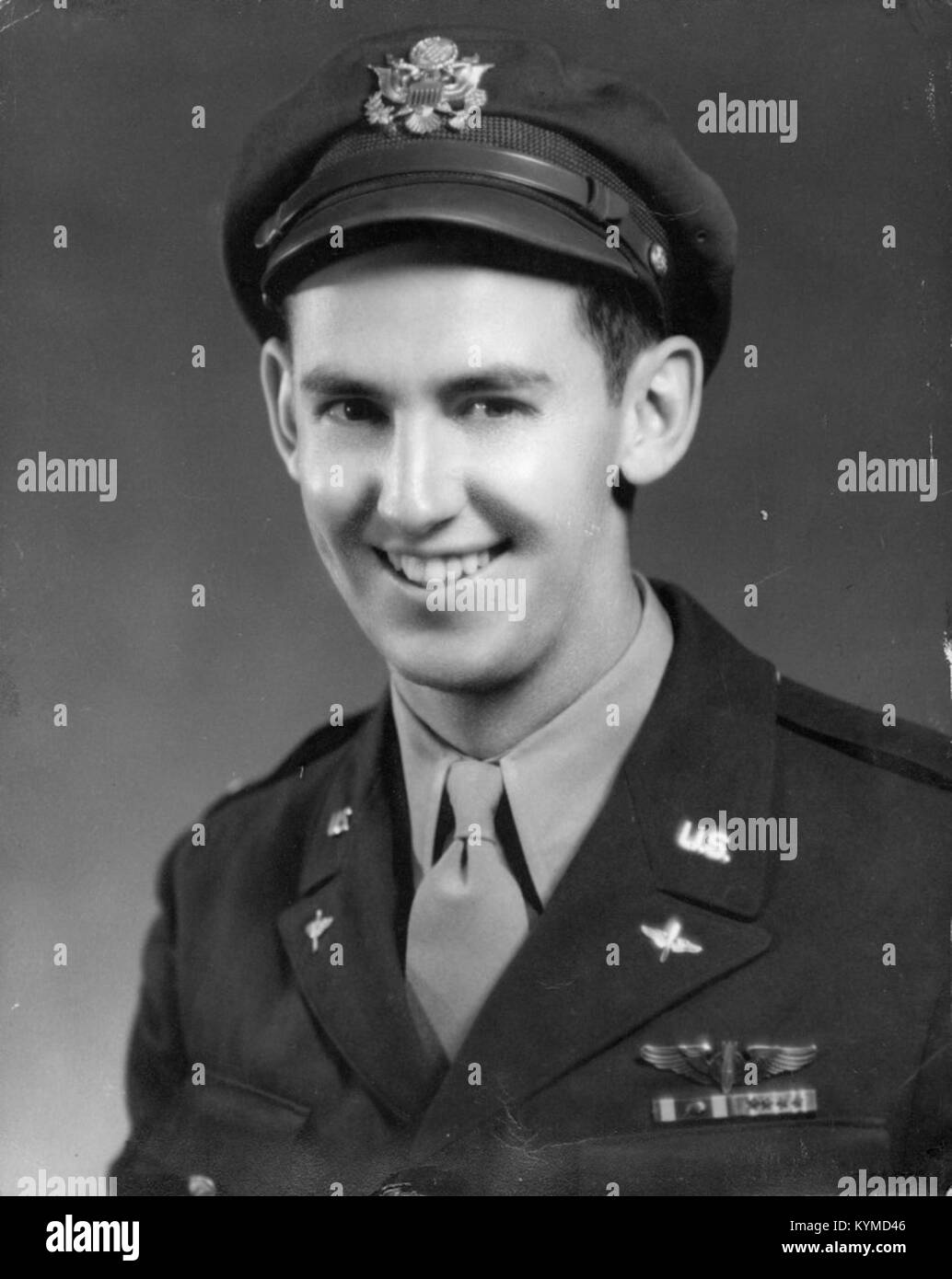 A historical photograph from the 483rd Bomb Group, showing a group of ...