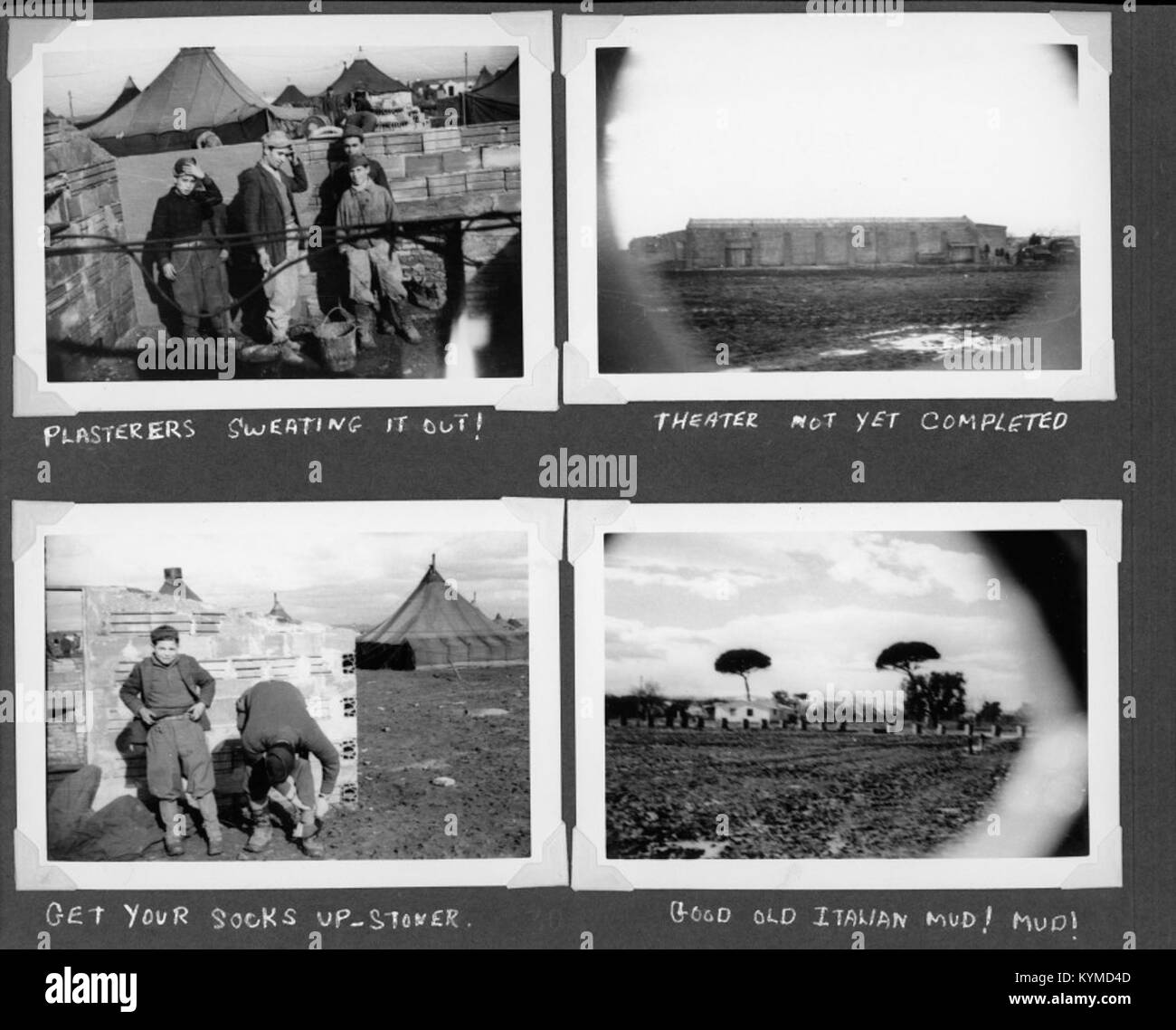 A historical photograph of the 483rd Bombardment Group (BG), capturing ...