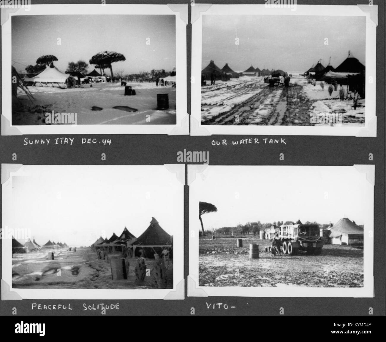 A historic photo of the 483rd Bombardment Group (BG) of the U.S. Army ...