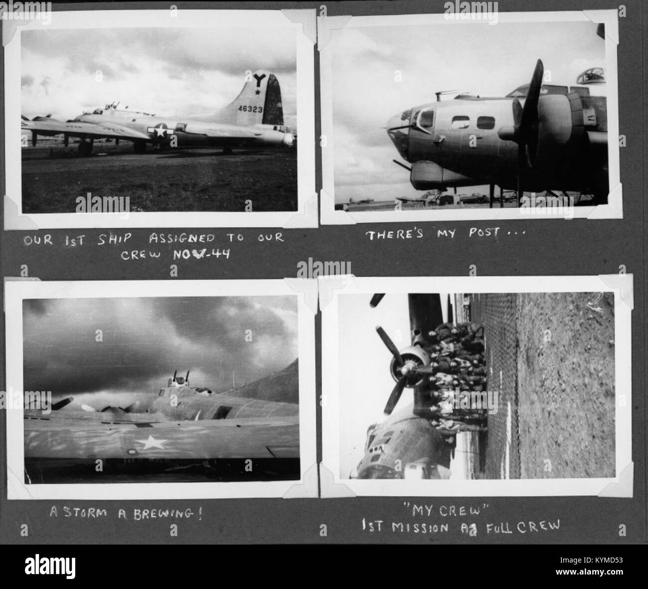 A historical photograph of the 483rd Bomb Group, showcasing their ...