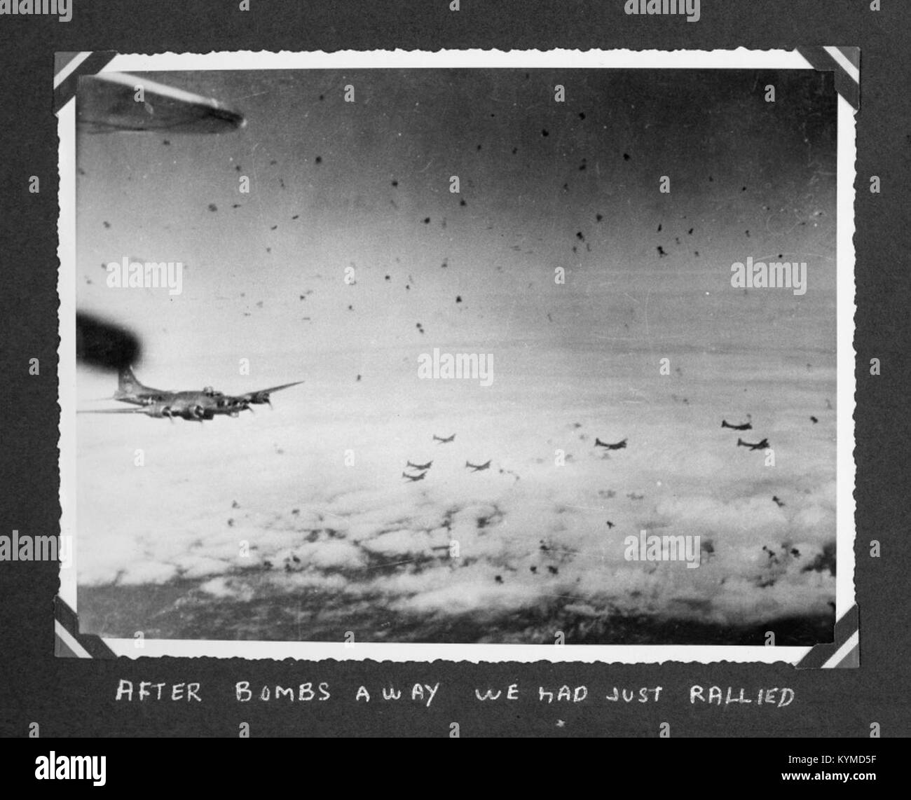 A historical photograph of a member of the 483rd Bombardment Group (BG ...