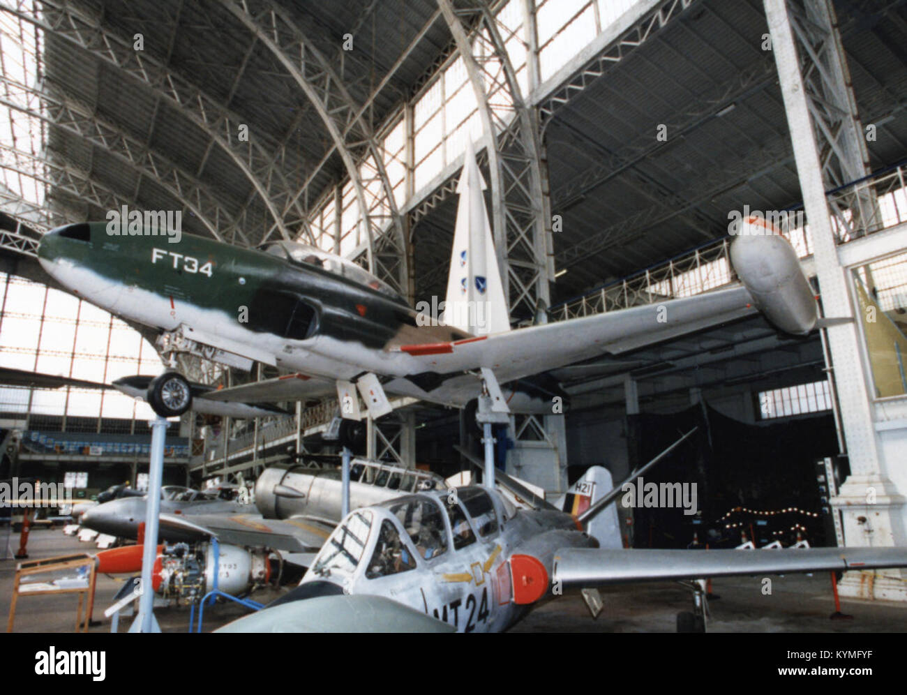 The Lockheed T-33A, military aircraft with registration 55-3043 and ...
