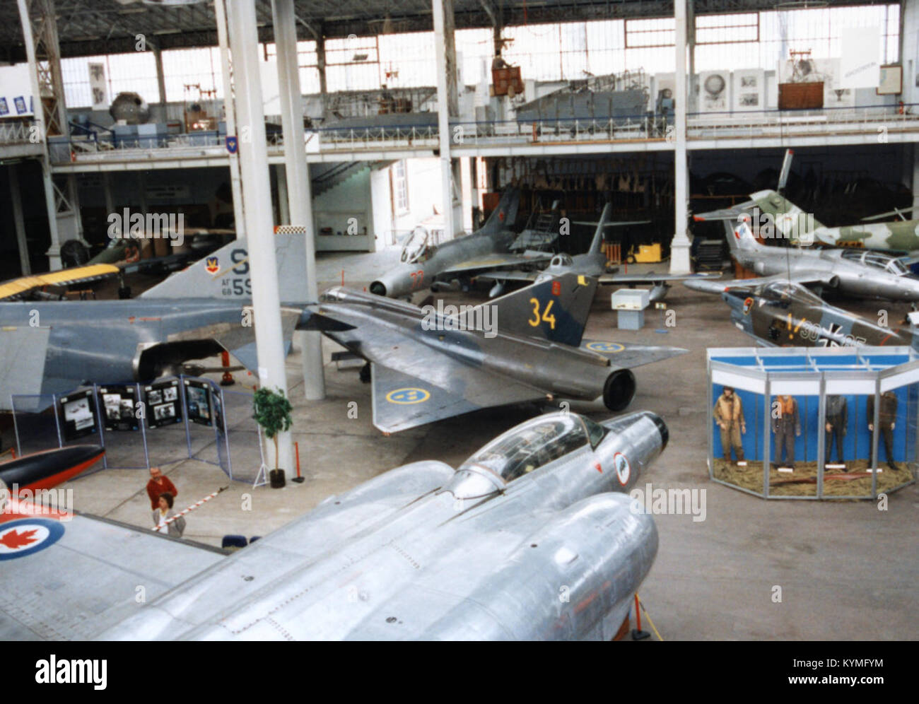 A photograph of a Saab J35A Draken aircraft (registration FV35067) in ...