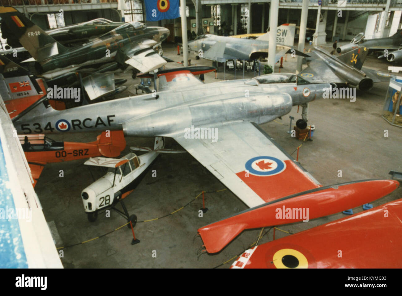 The Avro-Canada CF-100 Canuck Mk5, a Canadian-built all-weather fighter ...
