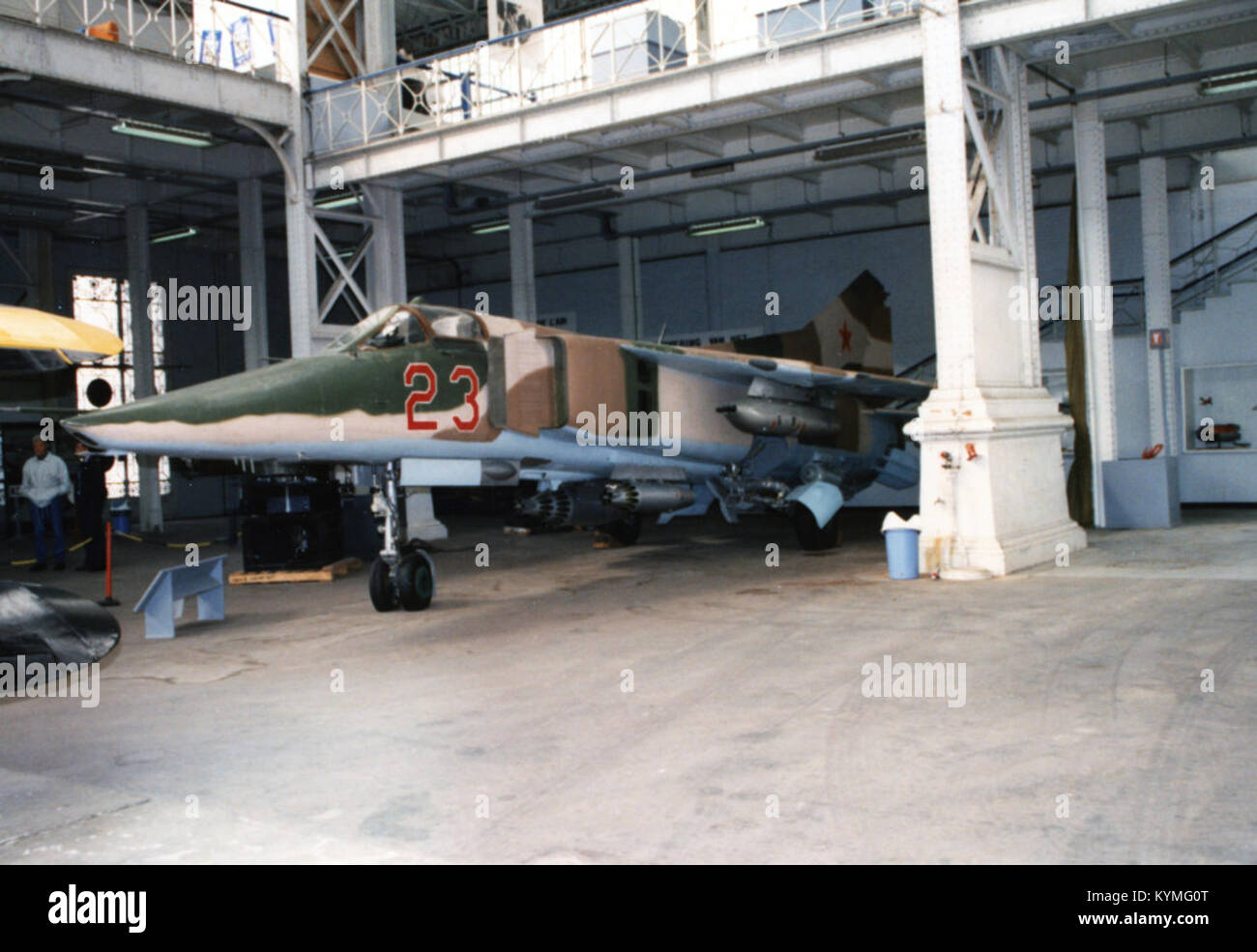 An image of an Egyptian Air Force MiG-23BN Flogger aircraft (EAF 4421 ...