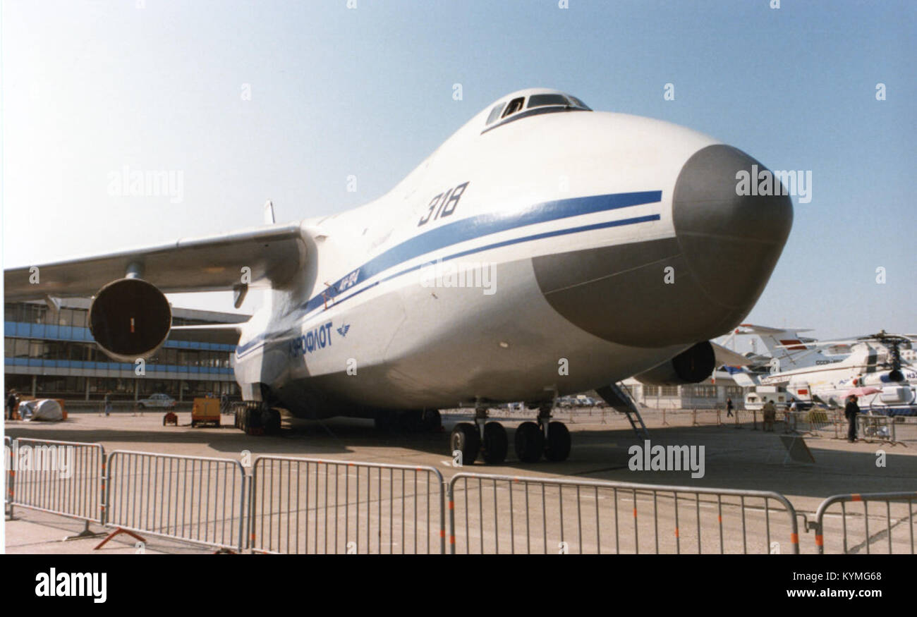 Photograph of an Antonov An-124 Ruslan, one of the largest cargo ...